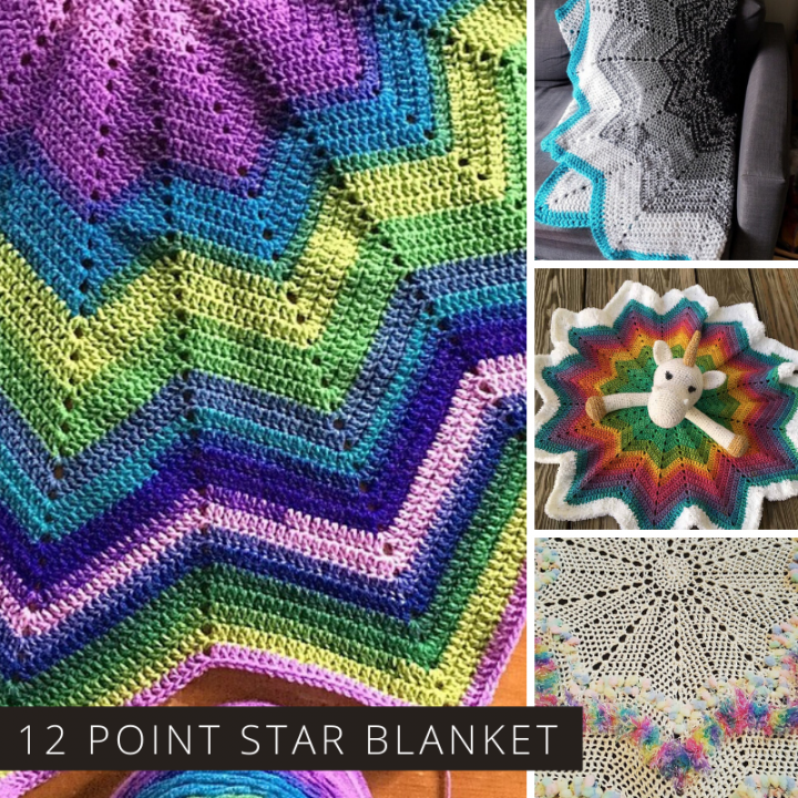 12 Point Star Crochet Blanket {GORGEOUS free pattern!}