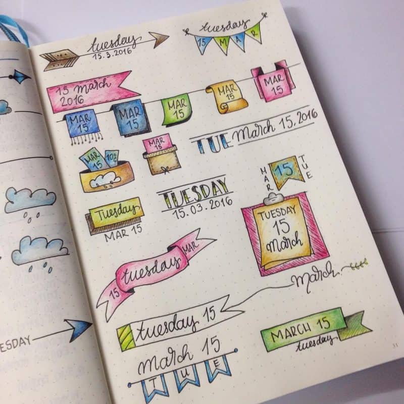 Gorgeous Bullet Journal Banners You'll Want to Try in Your BUJO ASAP!