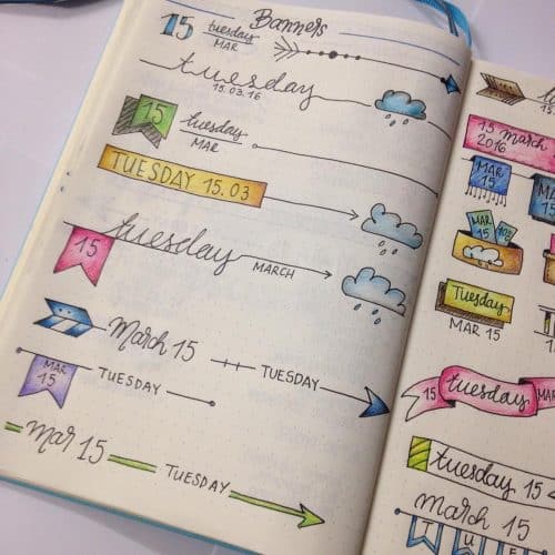 Gorgeous Bullet Journal Banners You'll Want to Try in Your BUJO ASAP!