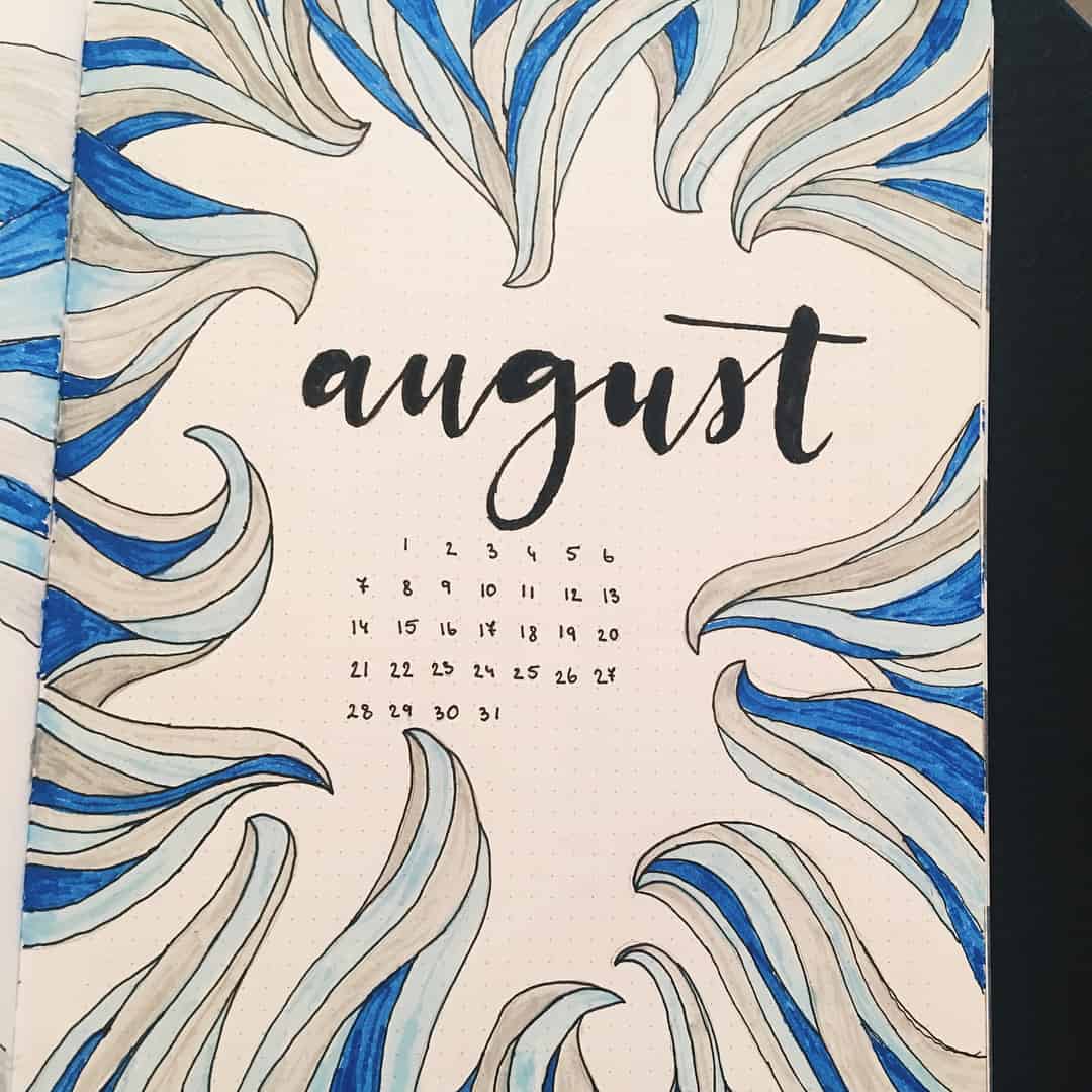 25 Gorgeous August Bullet Journal Ideas to Inspire You!