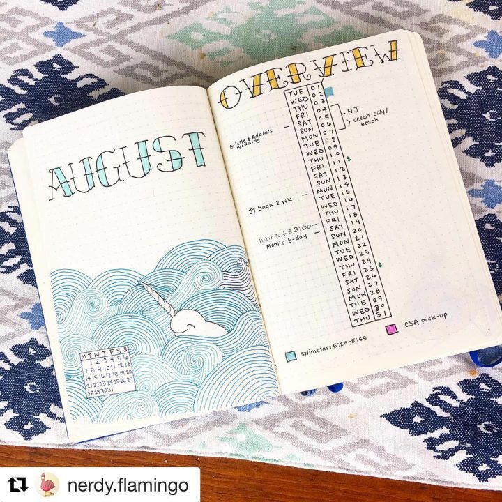 25 Gorgeous August Bullet Journal Ideas to Inspire You!