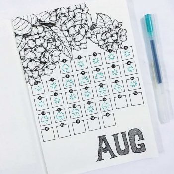 25 Gorgeous August Bullet Journal Ideas to Inspire You!