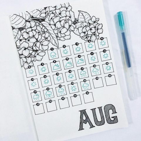 25 Gorgeous August Bullet Journal Ideas to Inspire You!
