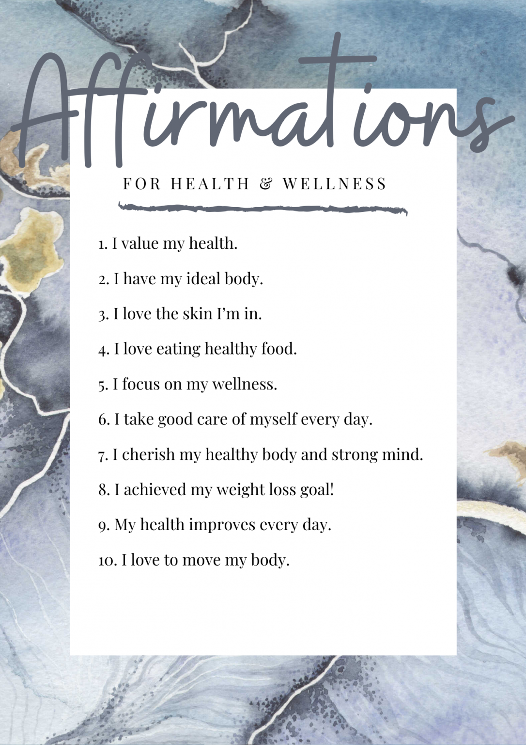 50 Powerful Affirmations for Every Area of Your Life and Tips on How to ...