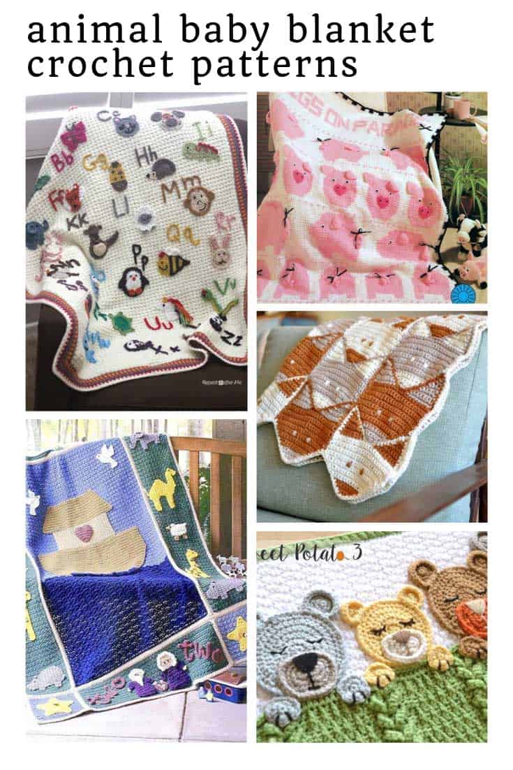 Animal Crochet Baby Blanket Patterns {Fabulous baby shower gifts!}