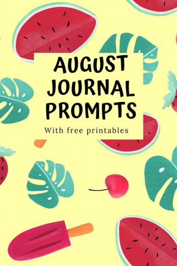 31 August Journaling Prompts + Free Printable