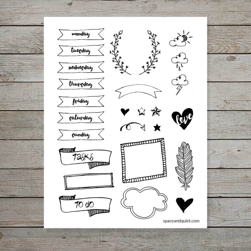 Gorgeous Bullet Journal Banners You'll Want to Try in Your BUJO ASAP!