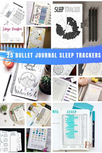 25 Bullet Journal Sleep Tracker Spreads {Monitor your Zzzzzzzs!}