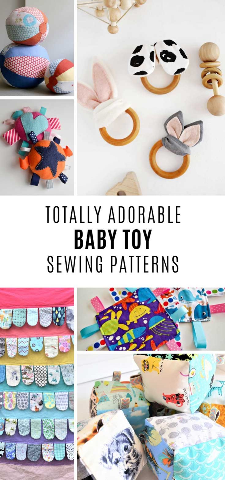 Adorable Baby Toy Sewing Patterns that Make Thoughtful Baby Shower Gift ...