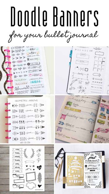 Gorgeous Bullet Journal Banners You'll Want to Try in Your BUJO ASAP!