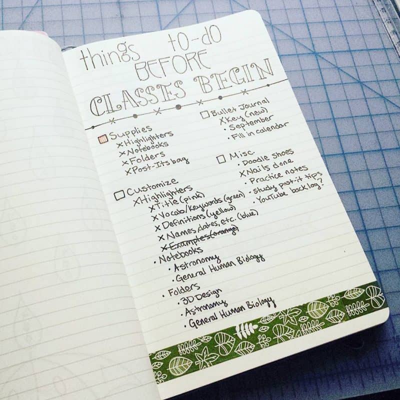 Creative School Bullet Journal Layouts {to help you stay on top of your ...