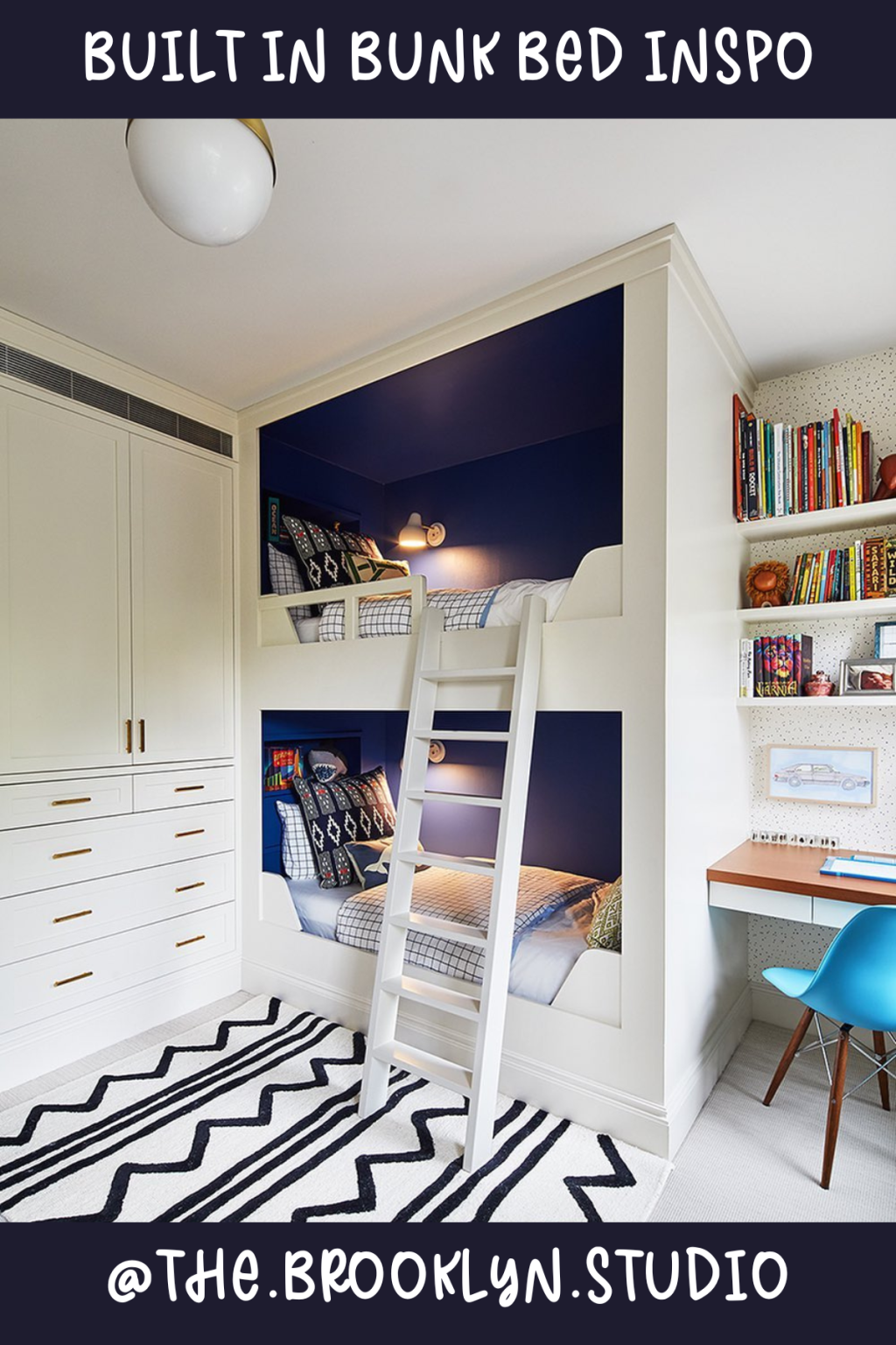 Creative Built-In Bunk Beds for Kids’ Rooms