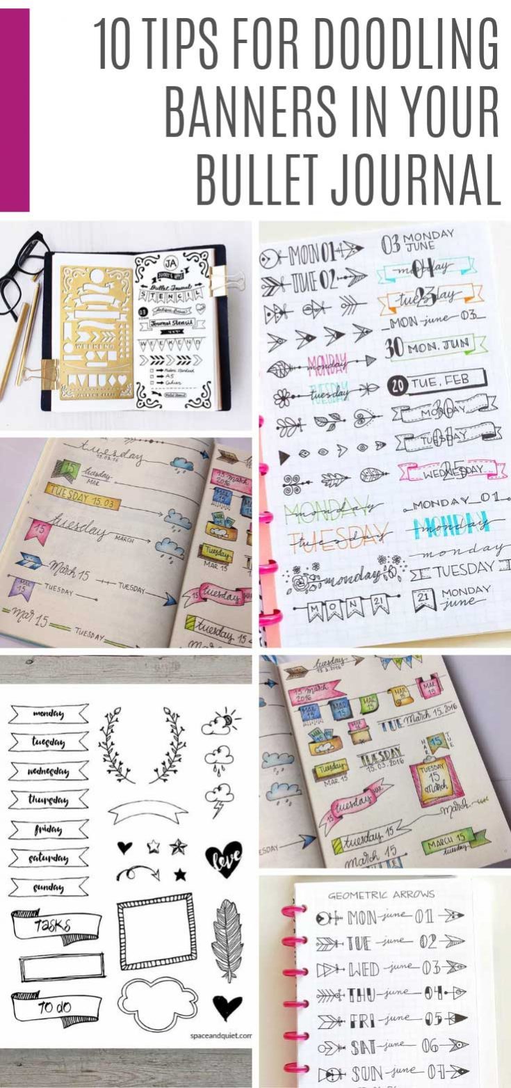 Gorgeous Bullet Journal Banners You'll Want to Try in Your BUJO ASAP!
