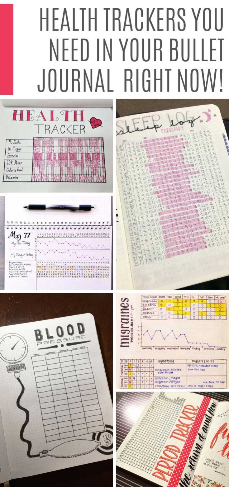 Health Bullet Journal Ideas to Help You Improve Your Wellness
