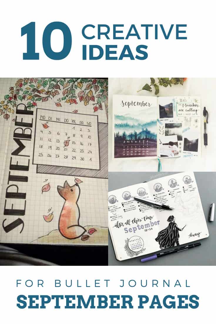 10 September Bullet Journal Cover Pages to Inspire You