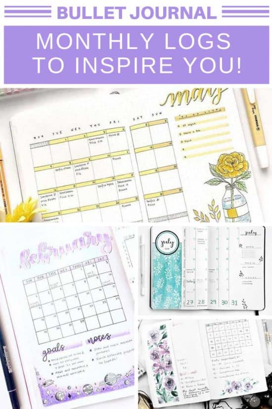 10 Cute Monthly Bullet Journal Ideas You'll Want to Steal!