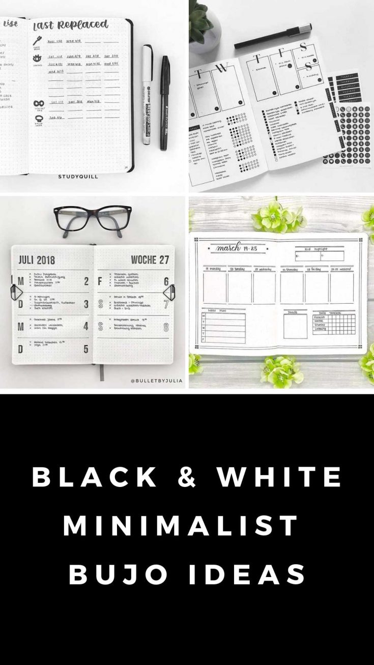 These Minimalist Bullet Journal Spreads Will Inspire You to Embrace Simple!