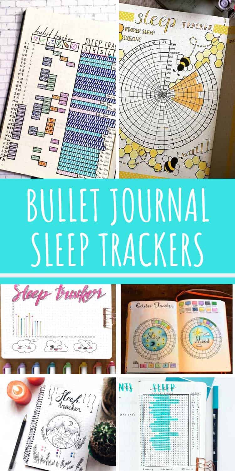 Bullet Journal Sleep Tracker Spreads {Monitor your Zzzzzzzs!}