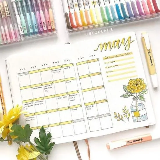 10 Cute Monthly Bullet Journal Ideas You'll Want to Steal!