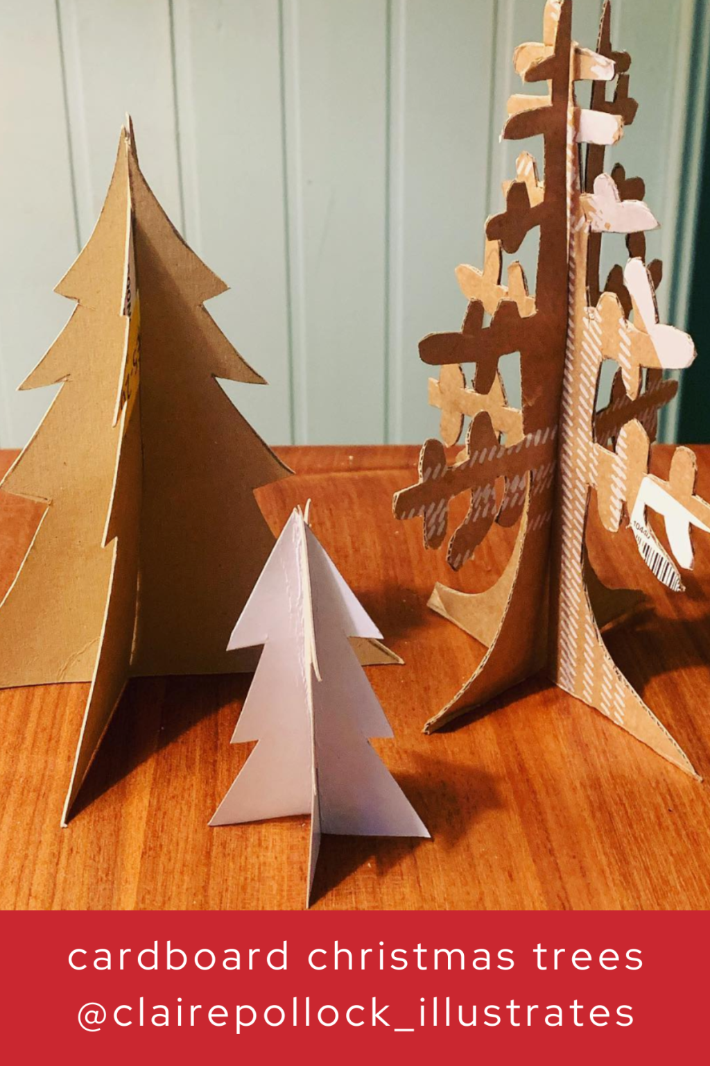 15+ Cardboard Christmas Crafts to Brighten Your Holidays