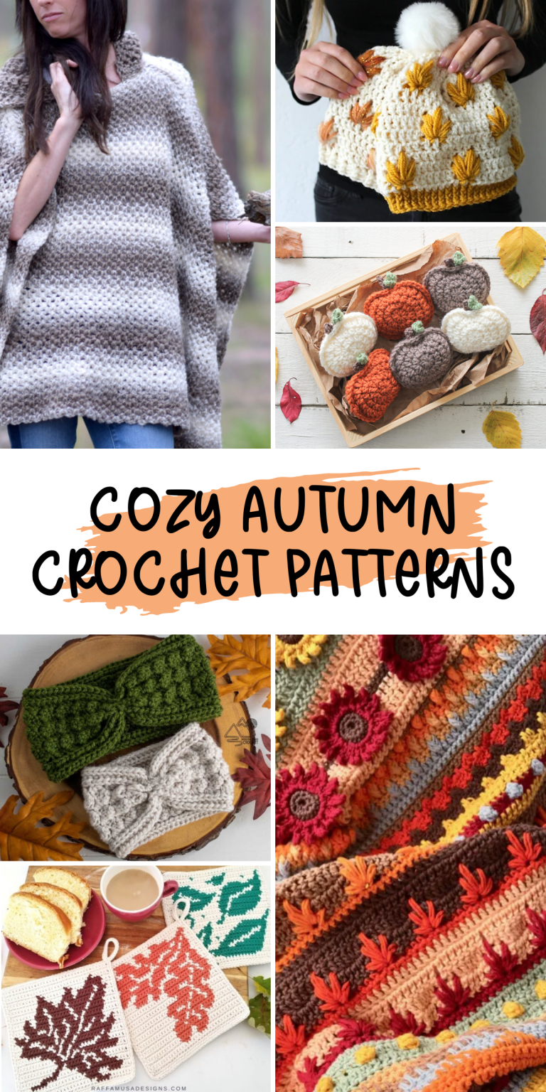 17 Cozy Fall Crochet Patterns for Autumn Vibes
