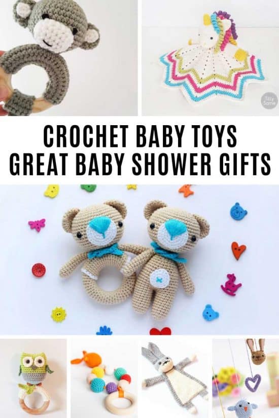 Crochet Baby Toys that Make Wonderful Baby Shower Gifts