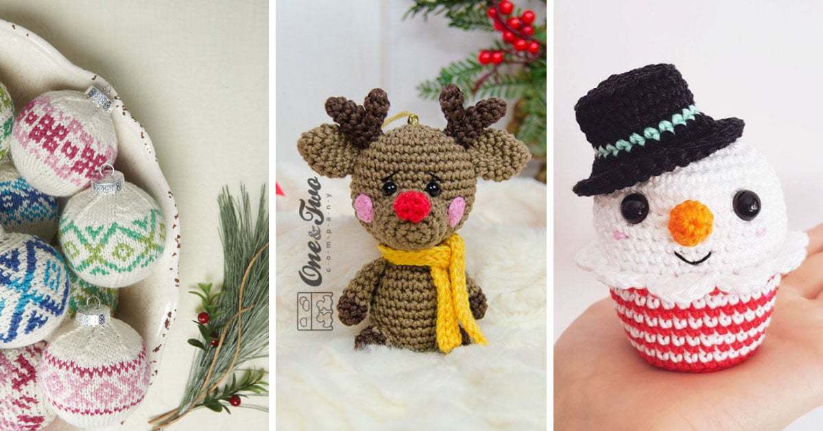 Crochet Christmas Decorations {Make some cute ornaments for your tree!}