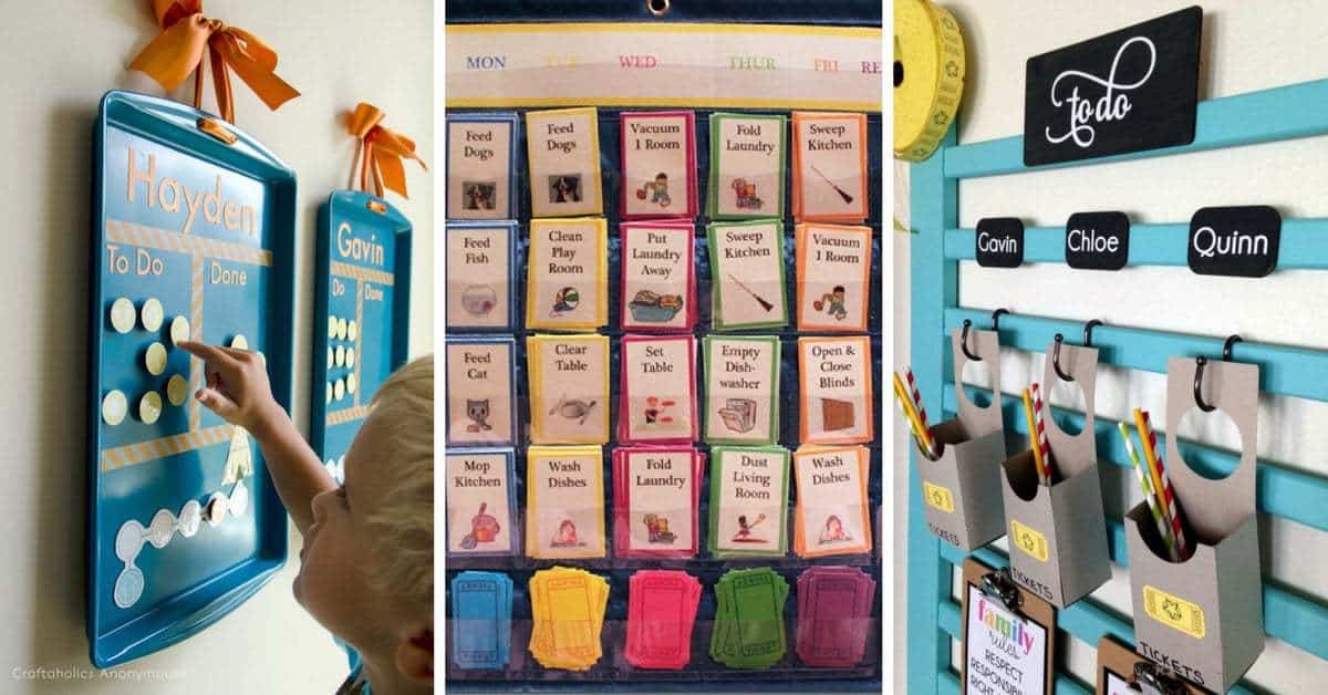 Chore Charts for Kids {they work like magic!}