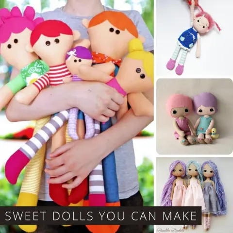 33 of the Cutest Doll Patterns for You to Make for Your Child