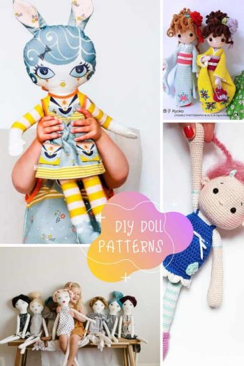 33 of the Cutest Doll Patterns for You to Make for Your Child