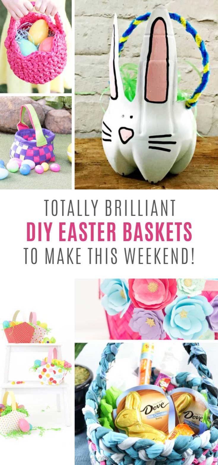 Get Crafty and Make One of These DIY Easter Baskets - Many of them Are ...