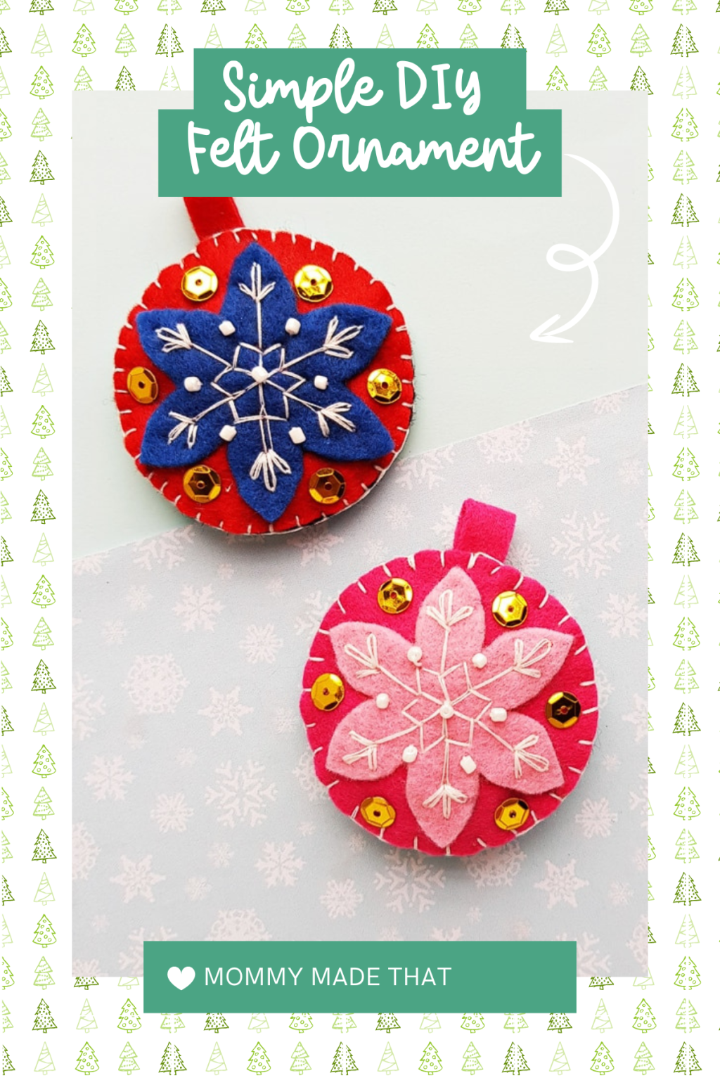 15+ Adorable DIY Felt Christmas Ornaments to Decorate Your Tree
