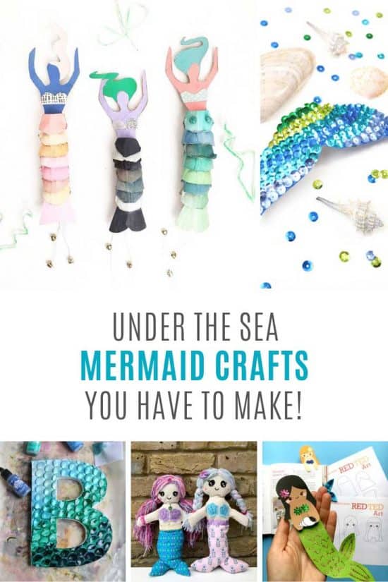 19 Mermaid Craft Ideas for Kids to Make this Weekend
