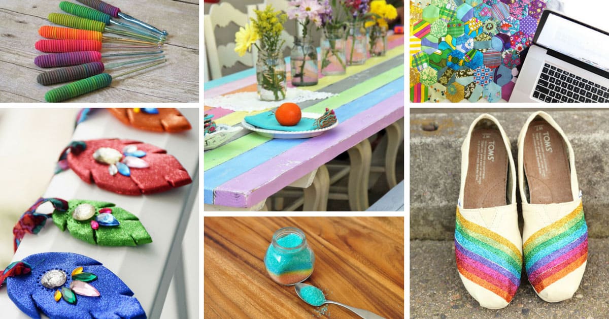 39 Wonderful DIY Rainbow Craft Ideas to Brighten Your Day