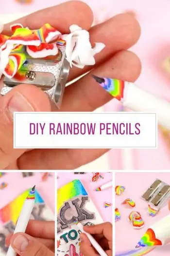 How to Make DIY Rainbow Pencils - Video Tutorial