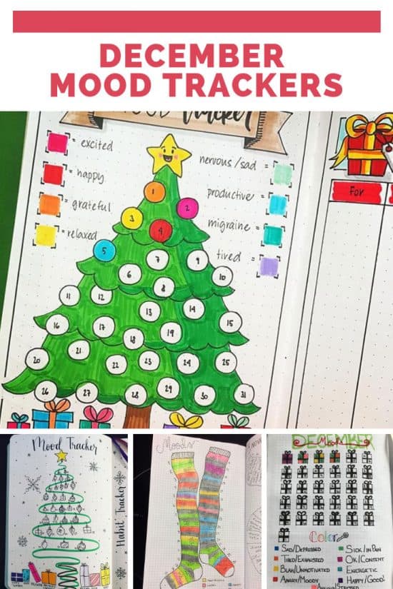 Christmas Mood Tracker Ideas {Festive spreads to track your emotions}