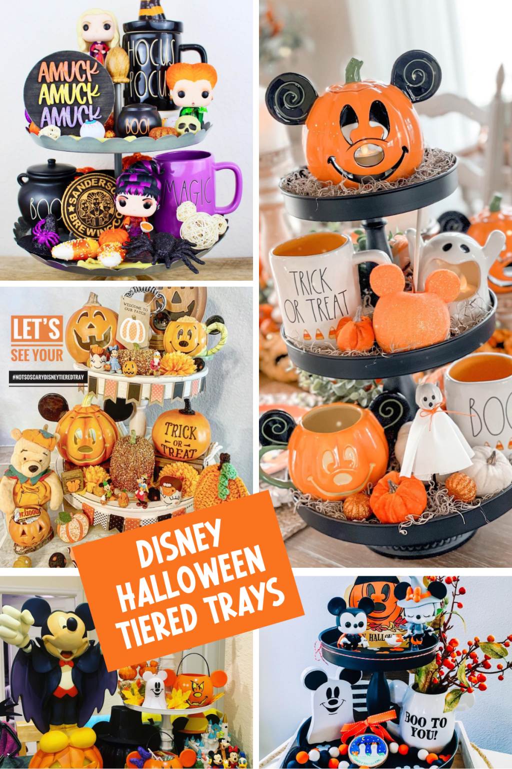 The Cutest Disney Halloween Tiered Trays for Your Kitchen and Beyond!