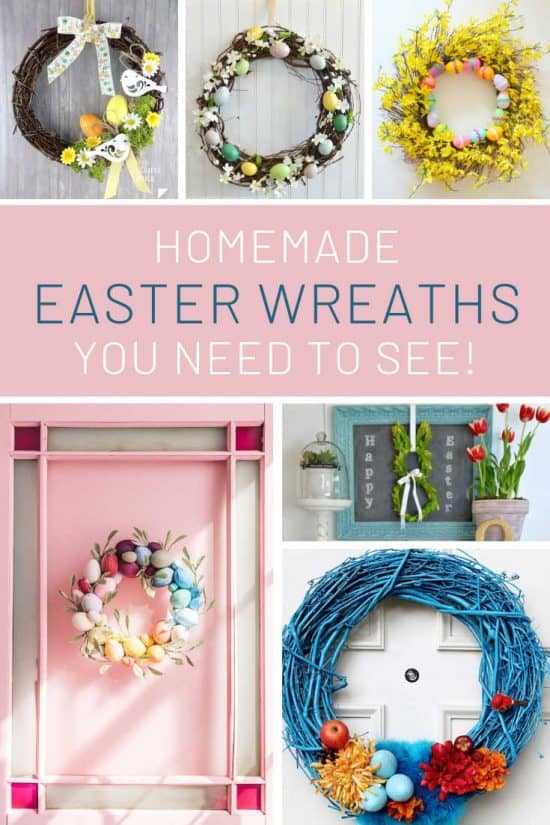 DIY Easter Wreaths {You can make this weekend!}