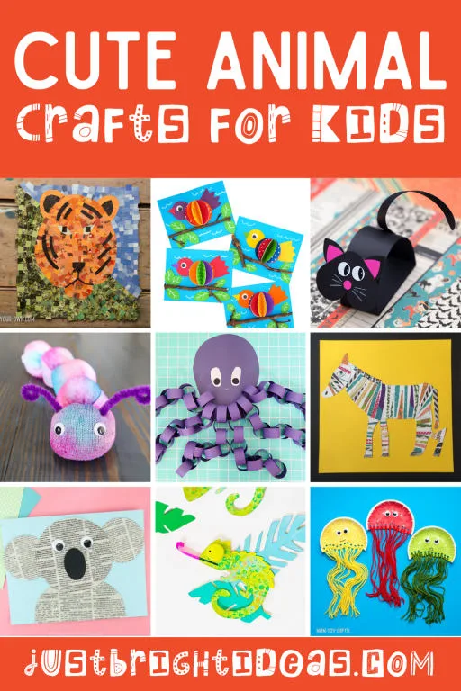 Cute animal crafts your kids will go crazy over!