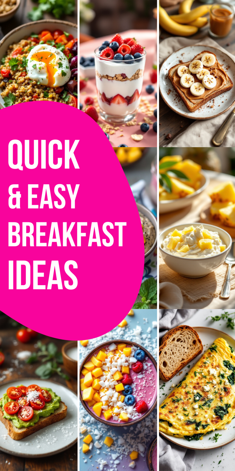 10 Quick and Easy Breakfast Ideas to Get Your Day Off to a Great Start
