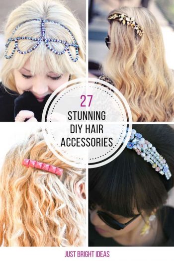 27 Cute DIY Hair Accessories That'll Give Your Hair a Little Extra Flair