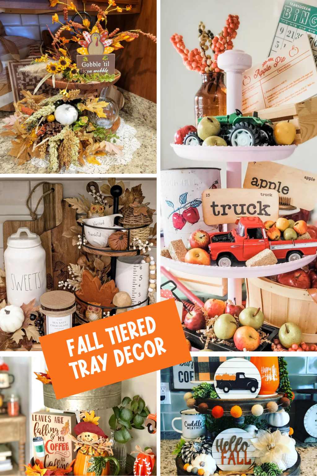 10 Simple and Stylish Fall Tiered Tray Decor Ideas to Try This Season