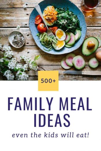 500+ Easy Family Meal Ideas That Are Kid Friendly and Taste Great!