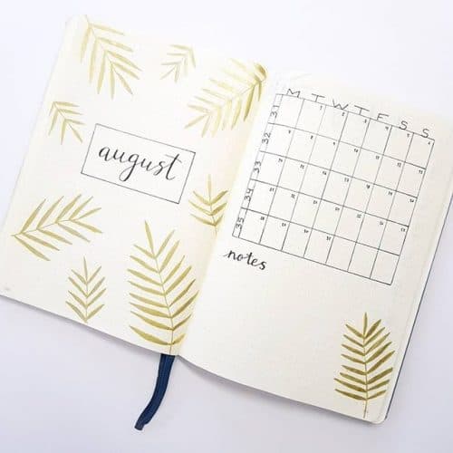 10 Cute Monthly Bullet Journal Ideas You'll Want to Steal!