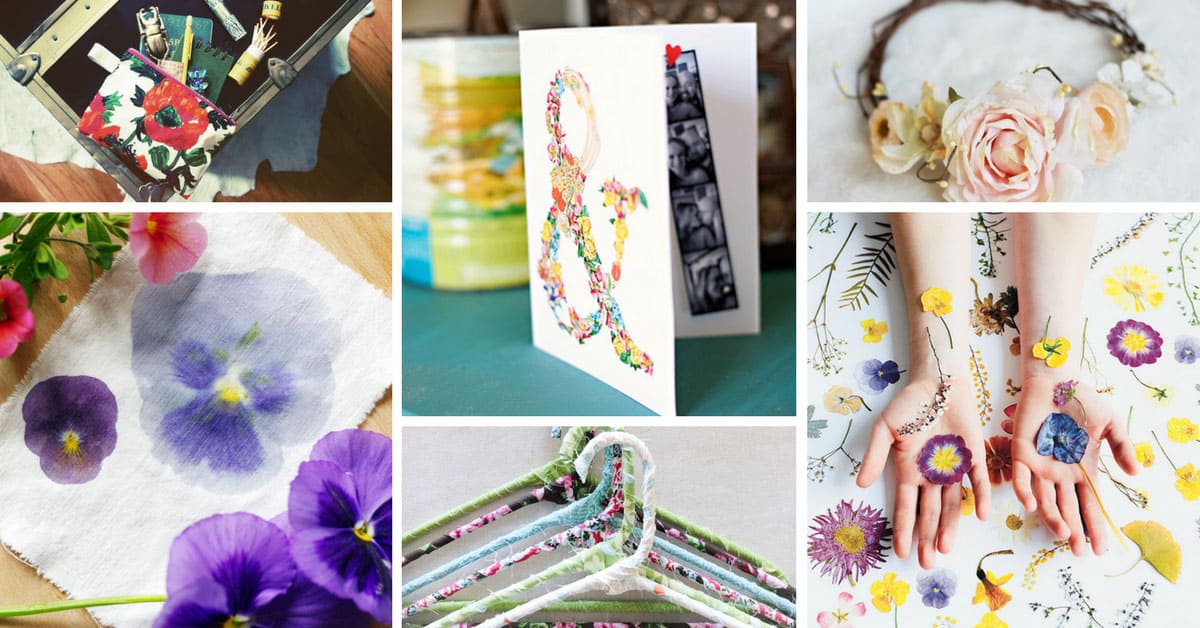 27 Fabulously Floral Crafts that Will Knock Your Socks Off