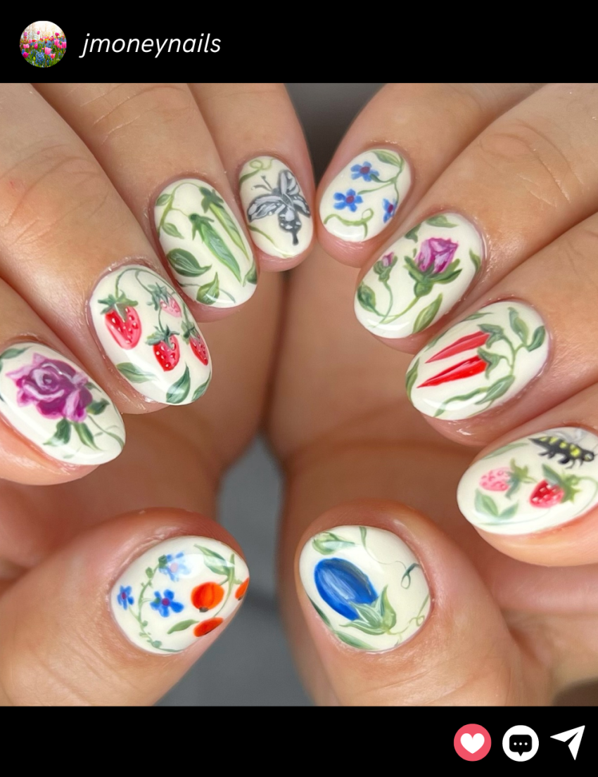 21 Floral nail ideas you'll want to file away for your next manicure