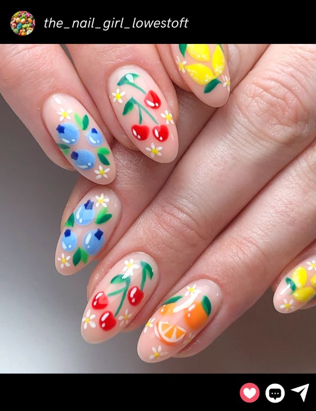 20 Juicy & Fun Fruity Nail Designs You’ll Want This Season!