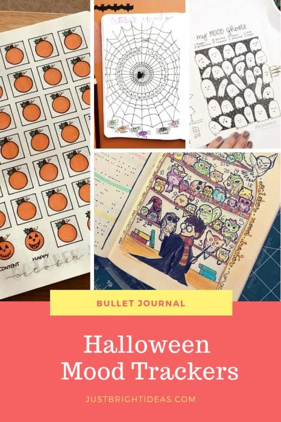 Halloween Mood Tracker {Spooky October bullet journal mood tracker ideas!}