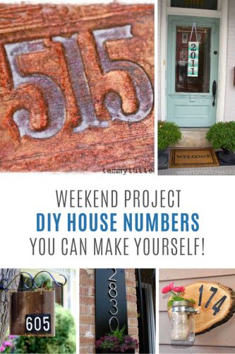 26 Gorgeous DIY House Number Signs You Need To See