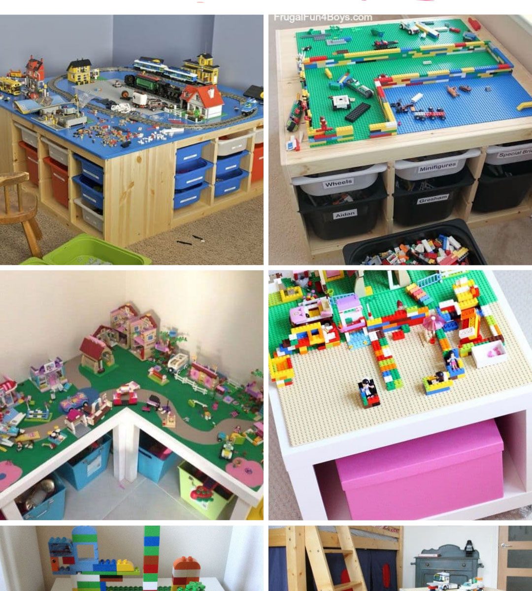 IKEA LEGO Table {Hacks your kids will go CRAZY over!}